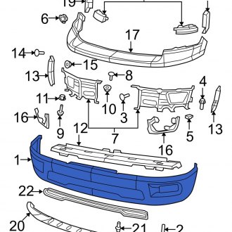 Ram 1500 Replacement Rear Bumpers - Covers, Chrome | CARiD