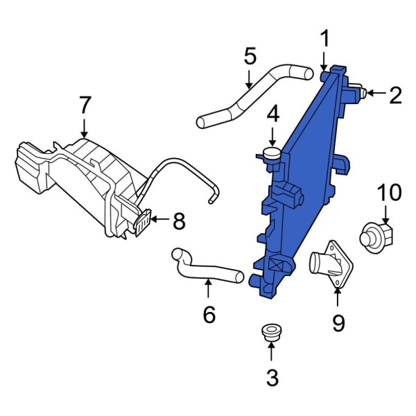 Ram OE 55056858AE - Radiator