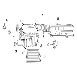 2012 Dodge Ram OEM Air Intake Parts - Filters | CARiD