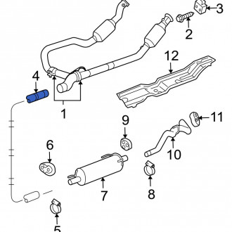 Ram 1500 OEM Exhaust Parts | Systems, Tips, Pipes — CARiD.com
