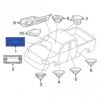 Ram 3500 OE Stereo Repair Parts — CARiD.com