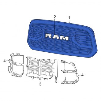 Ram OE™ Replacement Grilles | CARiD