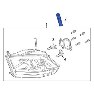 Ram 2500 Headlight Components | Brackets, Adapters — CARiD.com