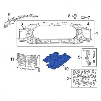 Dodge Ram Radiator Support Covers | CARiD