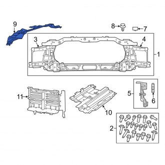 Dodge Ram Radiator Support Covers | CARiD