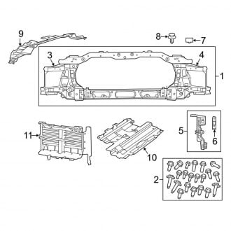 2022 Dodge Ram Radiator Supports | CARiD