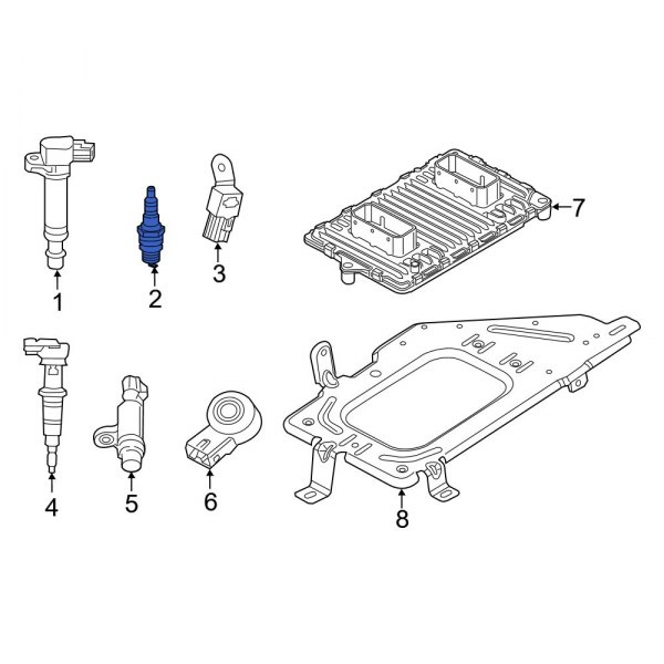 Ram OE SP149125AF - Spark Plug