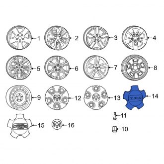 Dodge Ram Wheel Center Caps | CARiD