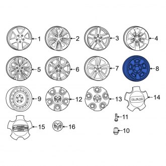 Ram 1500 OEM Wheels & Tires | Lug Nuts, TPMS Sensors — CARiD.com