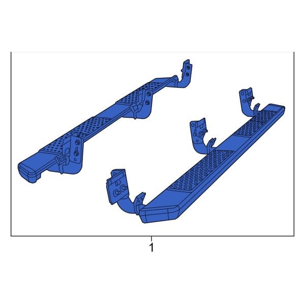 Ram OE 68144254AF - Right Running Board