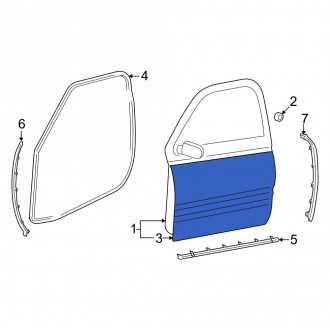 Dodge Ram Replacement Door Shells & Skins — CARiD.com