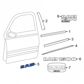 Ram OE™ Emblems & Logos - CARiD.com