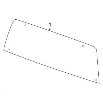 2016 Dodge Ram Rear Window Glass — CARiD.com