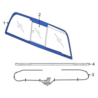 Dodge Ram Rear Window Glass - Back Windshields | CARiD