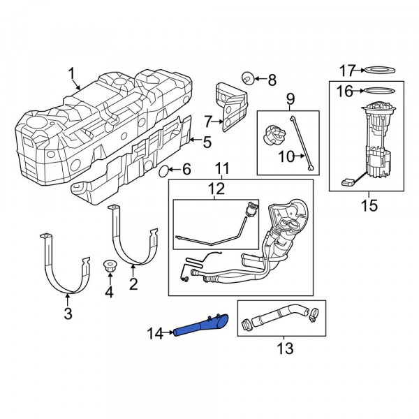 Ram OE 68158775AC - Fuel Filler Neck Adapter