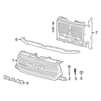 Ram OEM Exterior & Body Parts | Bumpers, Running Boards — CARiD.com
