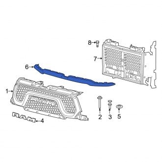 Ram 1500 Grille Frames & Moldings — CARiD.com
