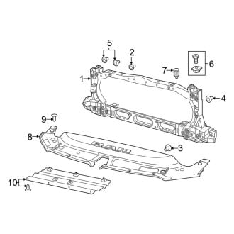 2021 Dodge Ram Radiator Support Covers | CARiD