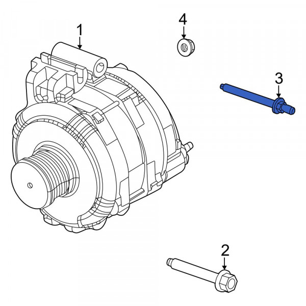 Ram OE 6512596AA - Alternator Stud