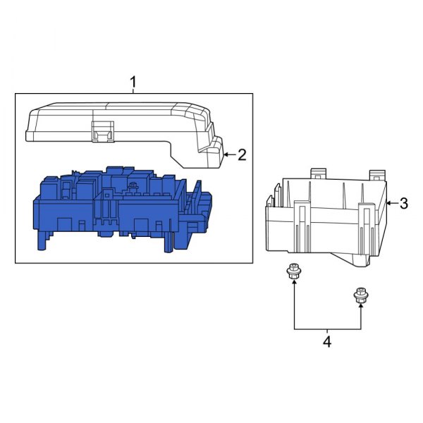 Ram OE 68312090AD - Fuse and Relay Center