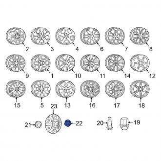 Ram OEM Wheel Center Caps | Emblems, Logos, Trim Rings — CARiD.com