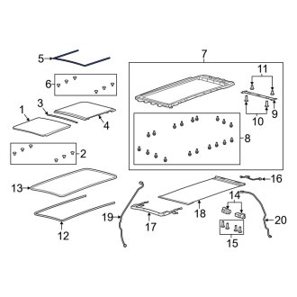 Ram Car Roof Seals, Weatherstrips & Moldings | CARiD