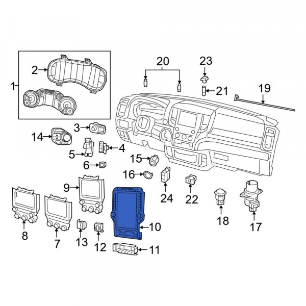 Ram OE 68526524AC - GPS Navigation System