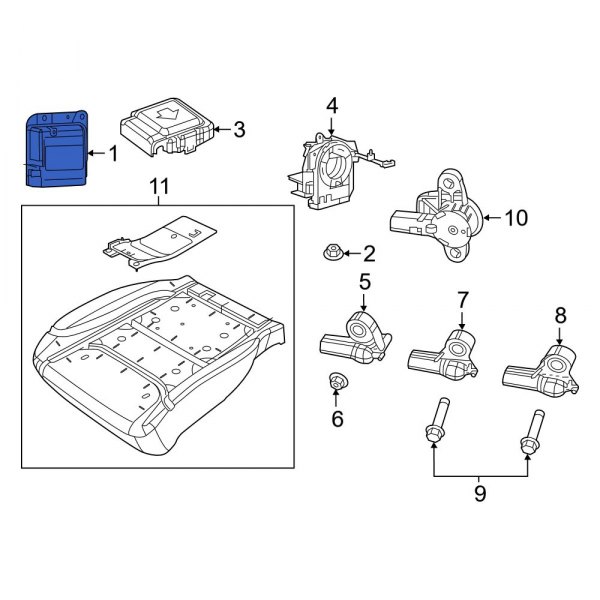Ram OE 68441329AB - Air Bag Control Module