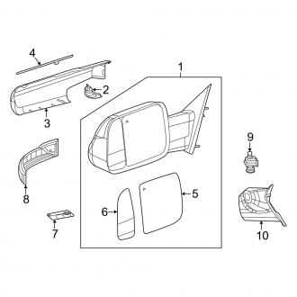2022 Dodge Ram Side View Mirrors | CARiD