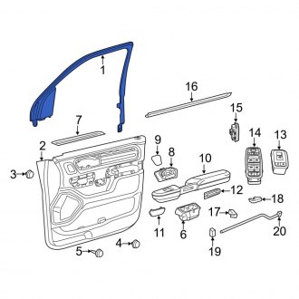 Dodge Ram Window Trim - Moldings, Pillar Posts | CARiD