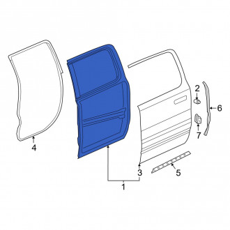 Dodge Ram Replacement Door Shells & Skins — CARiD.com