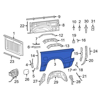 Ram OEM Quarter Panels & Parts | Rear & Front — CARiD.com