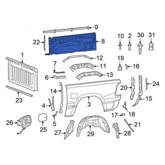 Ram OEM Quarter Panels & Parts | Rear & Front — CARiD.com