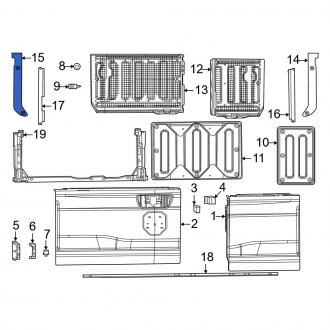 Ram 1500 Trunk & Tailgate Moldings — CARID.com