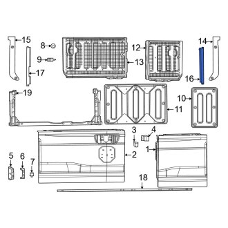 Dodge Ram Trunk & Tailgate Moldings — CARID.com