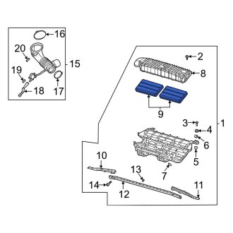 Ram 1500 OEM Air Intake Parts - Filters, Manifolds | CARiD