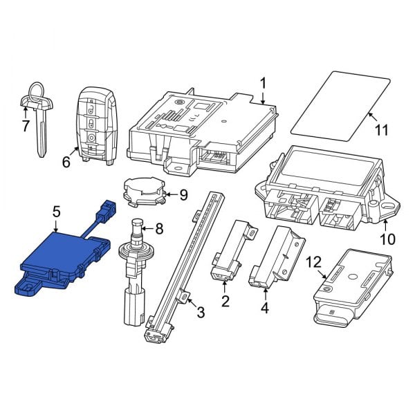 Ram OE 68144668AD - Keyless Entry Antenna