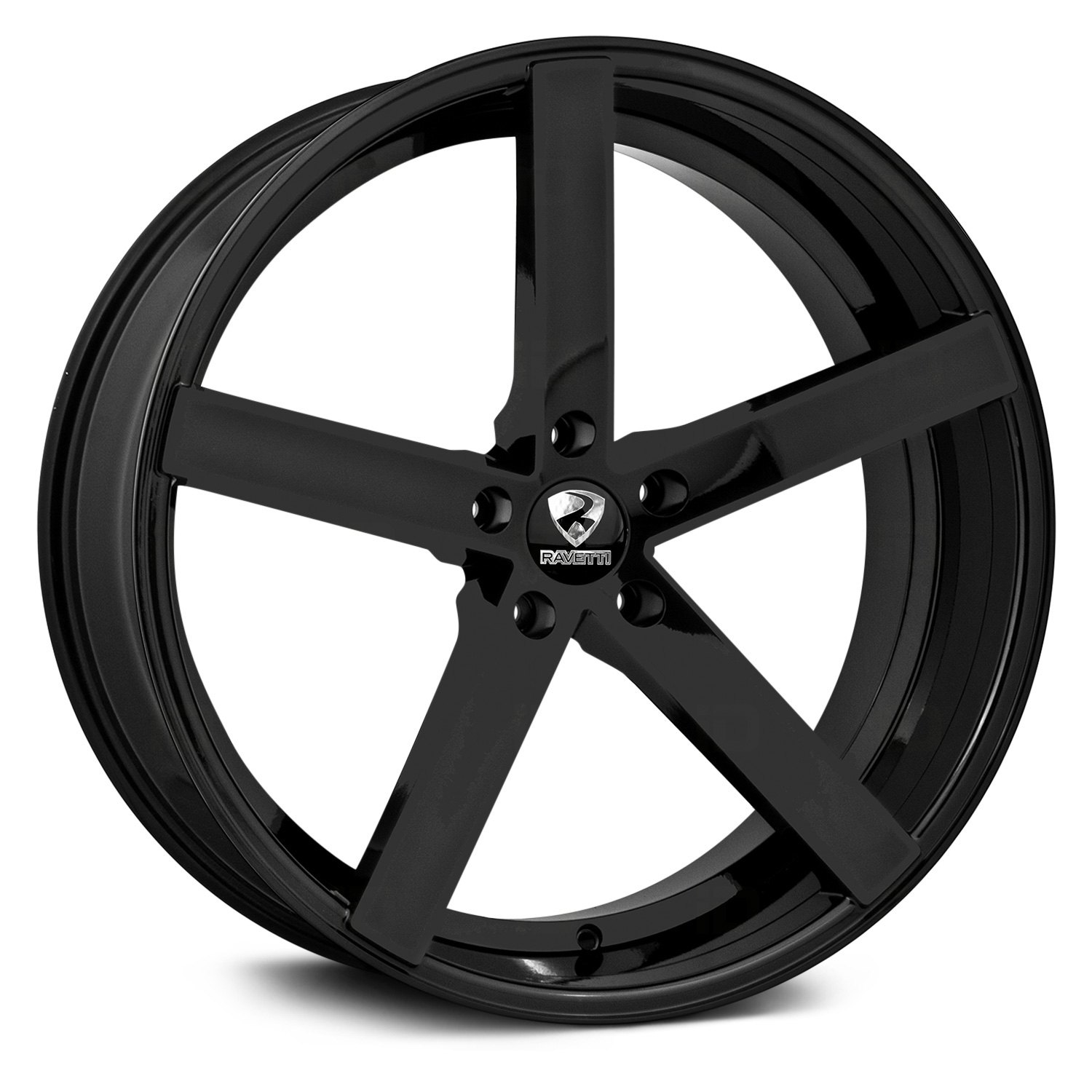 RAVETTI® M1 Wheels - Full Gloss Black Rims