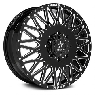 24 Inch Dually Wheels | HD Truck, Custom, Black, Chrome — CARiD.com