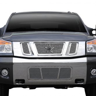 Nissan Titan Custom Grilles | Billet, Mesh, CNC, LED, Chrome, Black