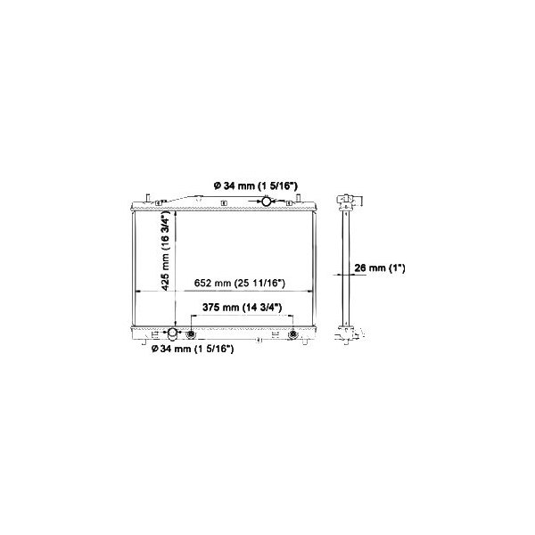 Reach Cooling® 41-2731 - Engine Coolant Radiator