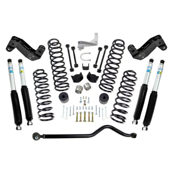 ReadyLIFT® 69-6404 - 4" x 3" Coil Spring Front and Rear Suspension Lift Kit