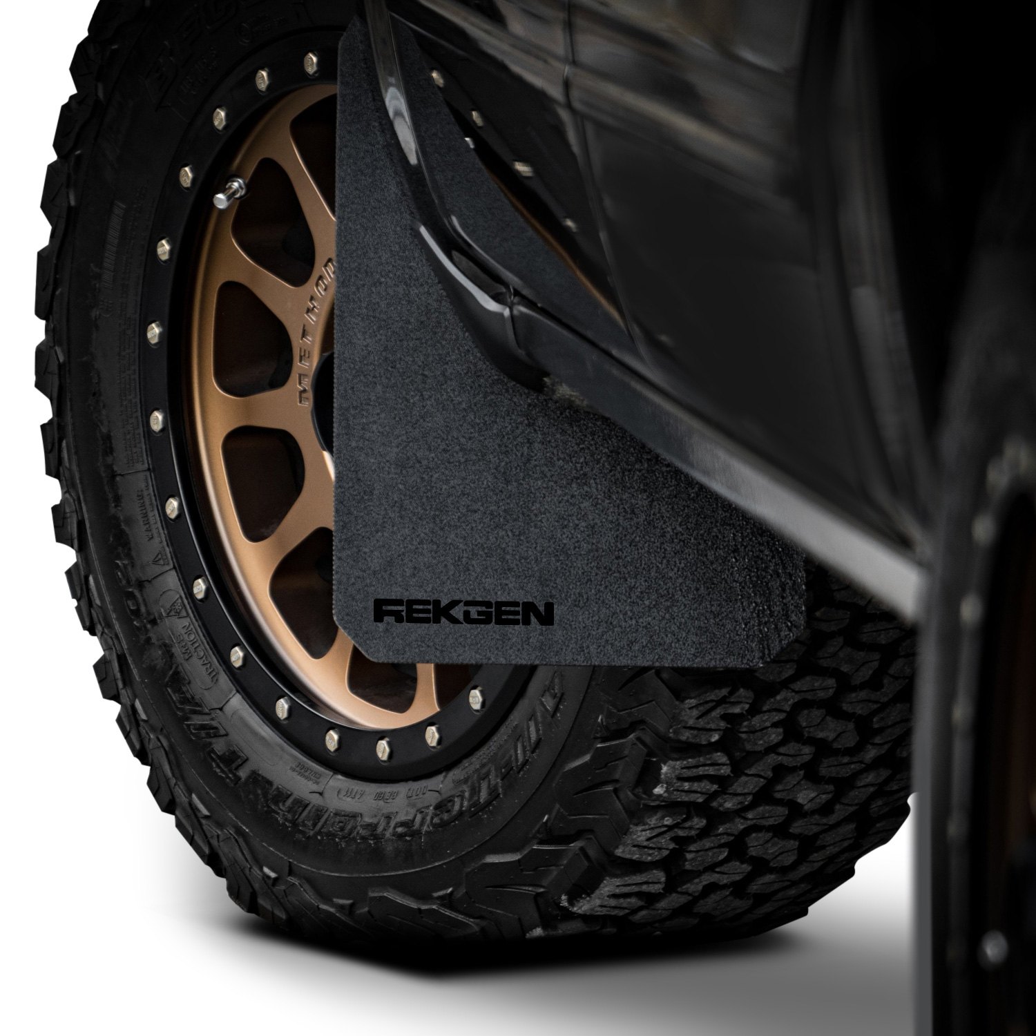 REK GEN® FD1001-BK - Sport Edition Mud Flaps with Black Rek Gen Logo
