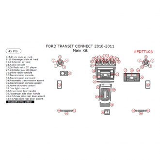 Ford Transit Connect Dash Kits - Wood, Carbon Fiber, Aluminum | CARiD