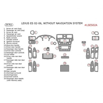 Lexus ES330 Dash Kits - Wood, Carbon Fiber, Aluminum | CARiD