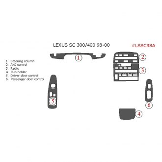 Lexus SC300 Aluminum Dash Kits | CARiD