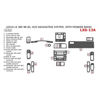Lexus LS400 Carbon Fiber Dash Kits - Interior Trim | CARiD