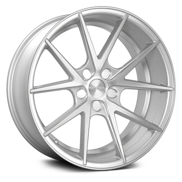 RENNEN® CRL-55 Wheels - Brushed Silver Rims