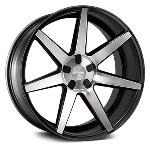 RENNEN® CRL-70 Wheels - Gunmetal with Machined Face Rims