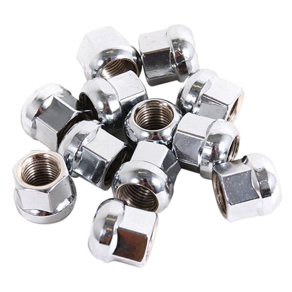 Rennline® LS02 CONICAL - Silver Anodized Cone Seat Open End Lug Nuts